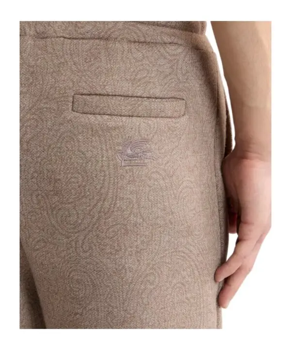 Etro Jacquard Jogging Trousers With Arnica Motif