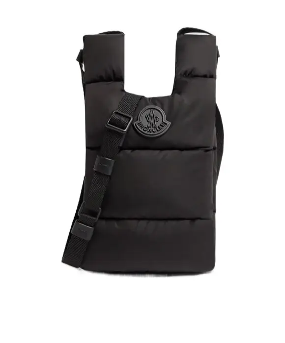 Moncler Legere Logo Patch Quilted Crossbody Bag