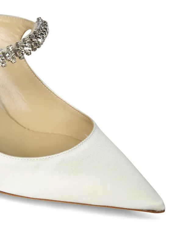JIMMY CHOO Crystal-embellished Pointed-toe Pumps