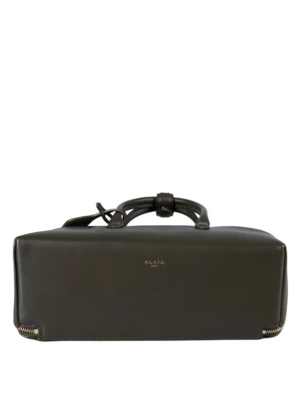 Alaïa Delta Top Handle Bag In Box Calfskin - Green