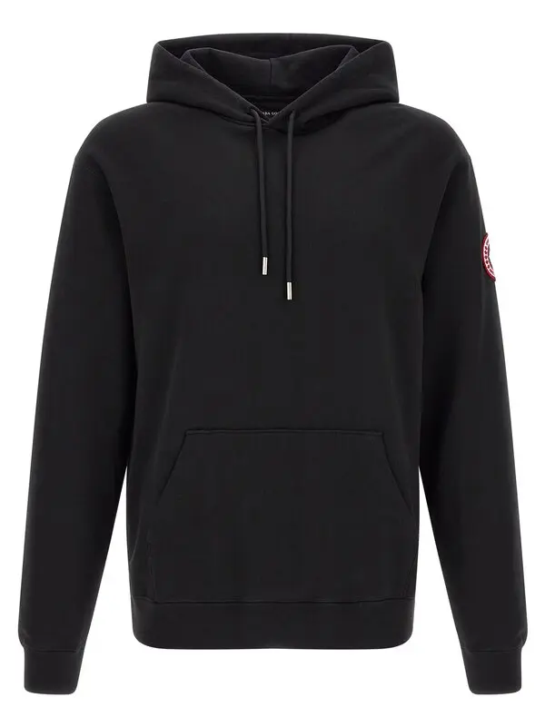 Canada Goose Loon' Hoodie With Arctic Program Patch - Black