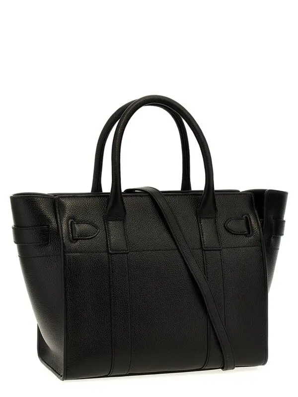 Mulberry Small Zipped Bayswater Tote Bag - Black