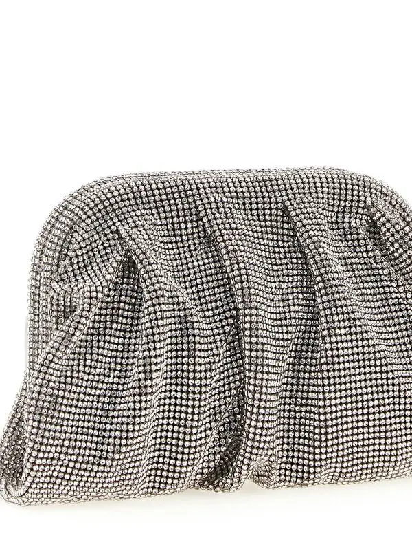Benedetta Bruzziches Venus La Petite Crystal Mesh Clutch