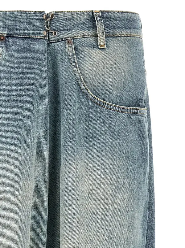 MAISON MARGIELA Wide Leg Wrap Jeans