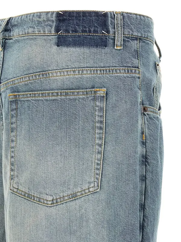 MAISON MARGIELA Wide Leg Wrap Jeans