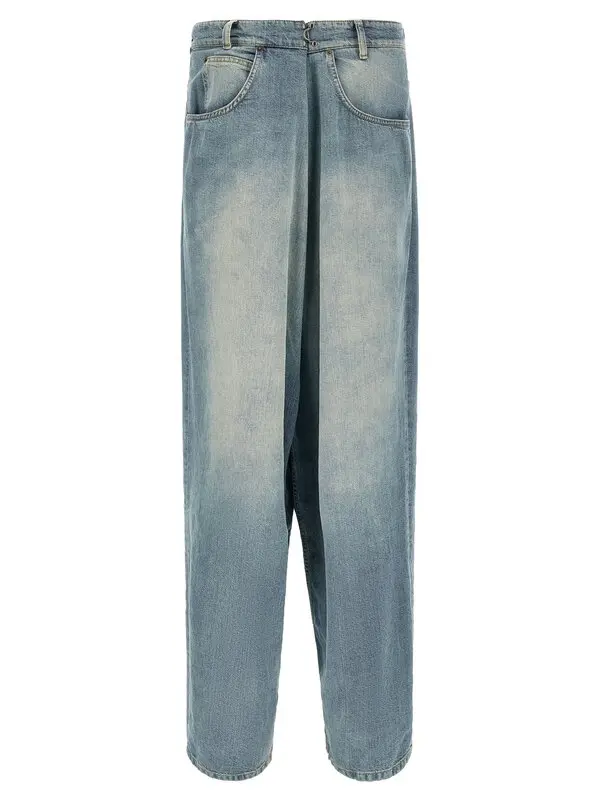 MAISON MARGIELA Wide Leg Wrap Jeans - Blue