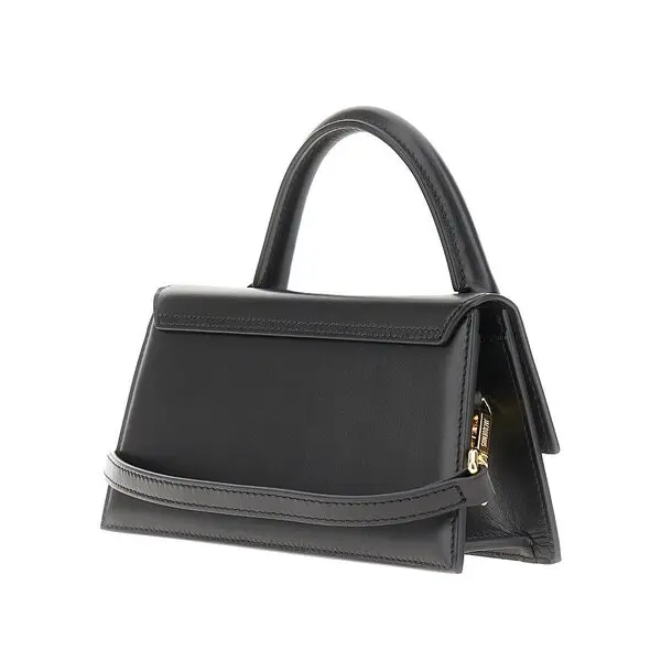 Jacquemus Le Chiquito Long Smooth Leather Bag - Black