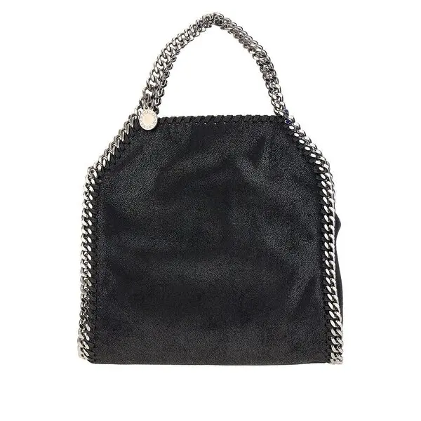 Stella McCartney Mini Falabella Bag With Chain Edges - Black