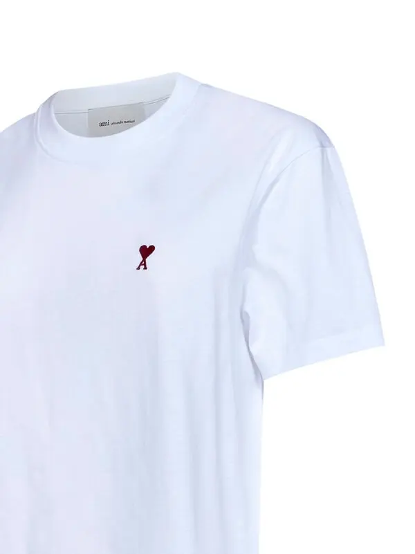 AMI Paris Cotton Jersey De Cœur T-shirt - Multicolor