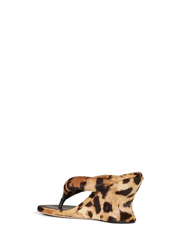 Balenciaga Gaeta 90mm Wedge Thong Sandals