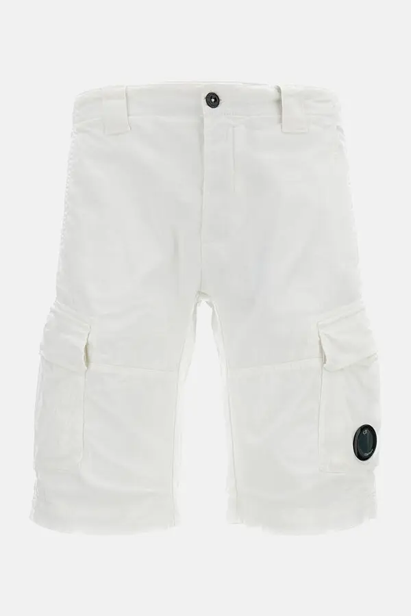 C.P. COMPANY Stretch Sateen Cargo Lens Shorts