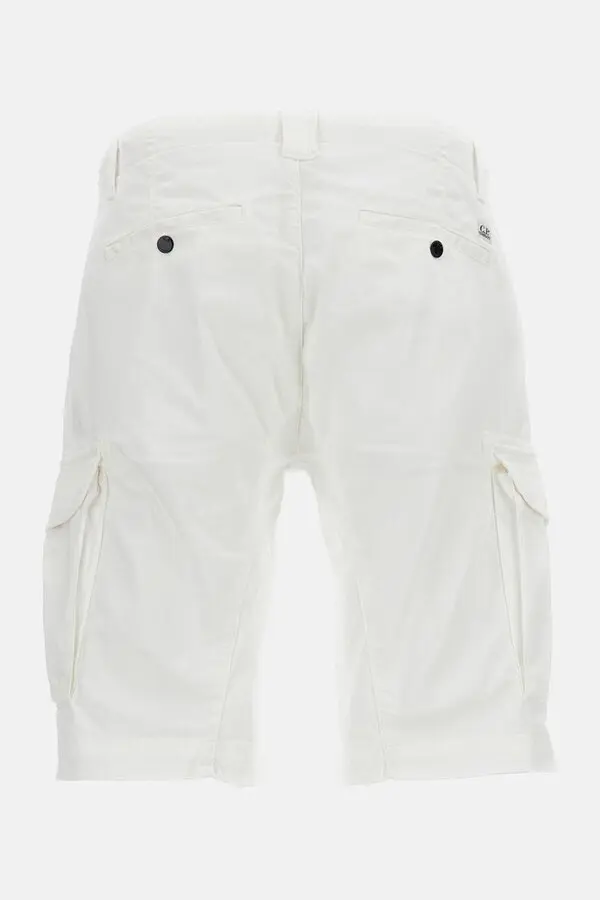 C.P. COMPANY Stretch Sateen Cargo Lens Shorts