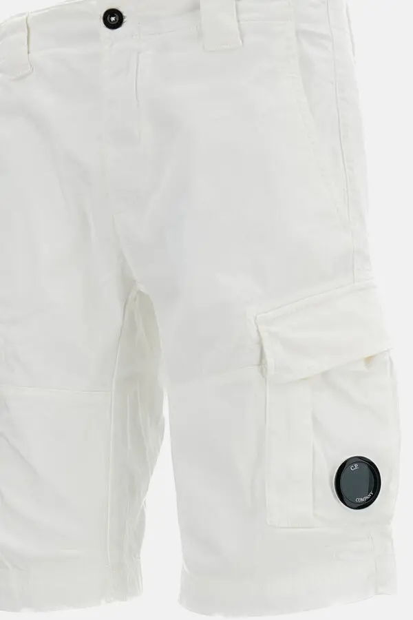 C.P. COMPANY Stretch Sateen Cargo Lens Shorts