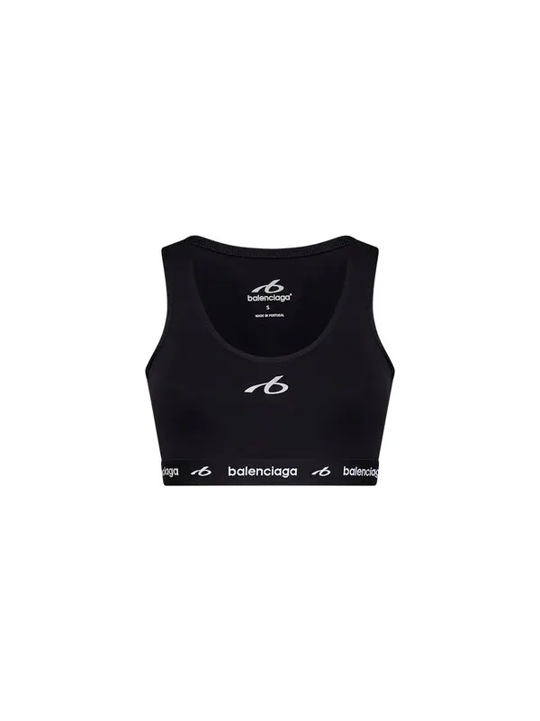 Balenciaga Black Techwear Bra Tank Top - Multicolor