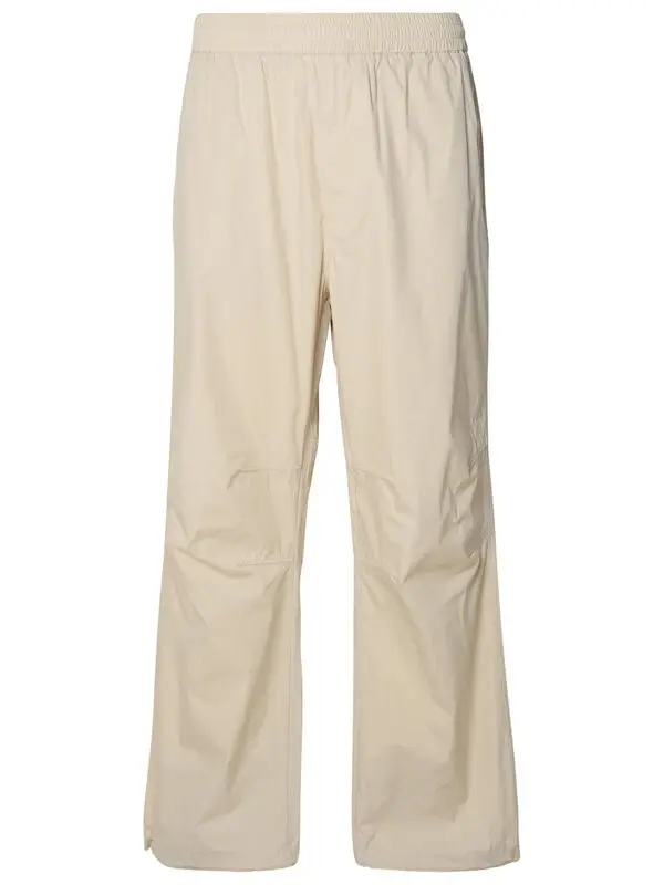 Burberry Beige Cotton Blend Trousers