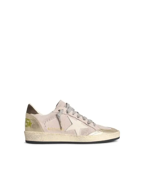 GOLDEN GOOSE Ball-star Suede Sneakers - Pink