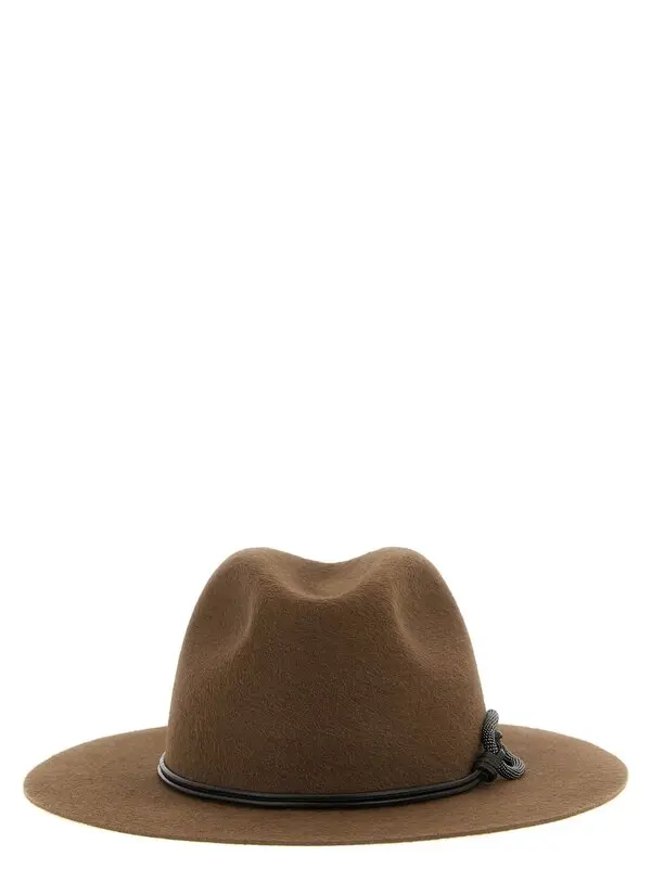 Brunello Cucinelli Monile' Hat - Brown
