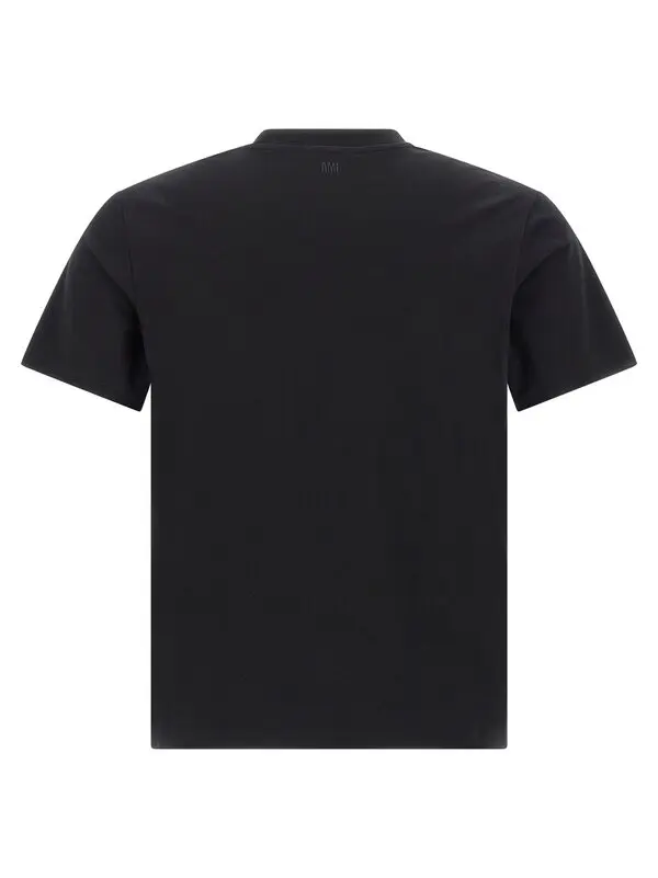 AMI Paris De Coeur T-shirt - Black