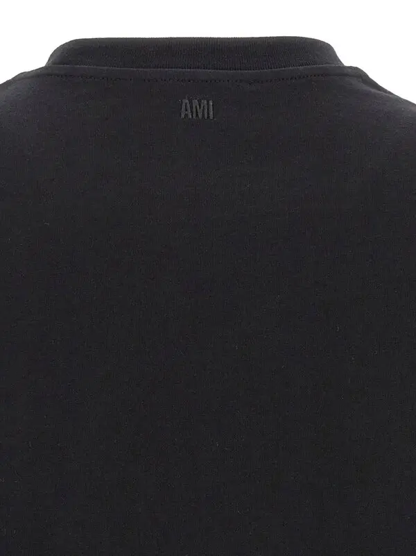 AMI Paris De Coeur T-shirt - Black