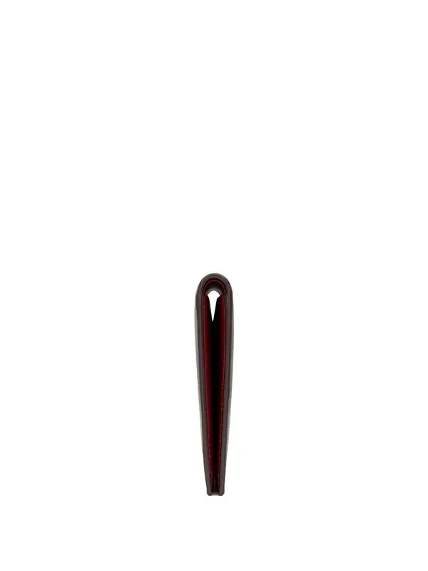 Saint Laurent East/west Wallet In Two-tone Smooth Leather