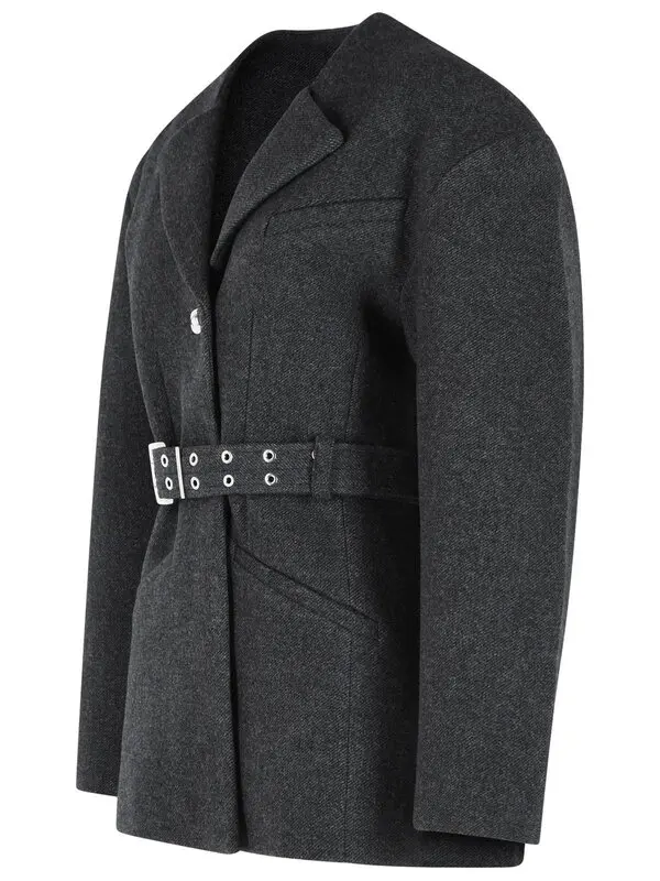 GANNI Peacoat - Gray
