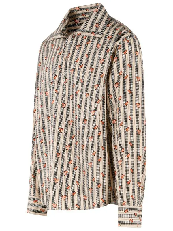 Dries Van Noten Cedon' Beige Cotton Shirt