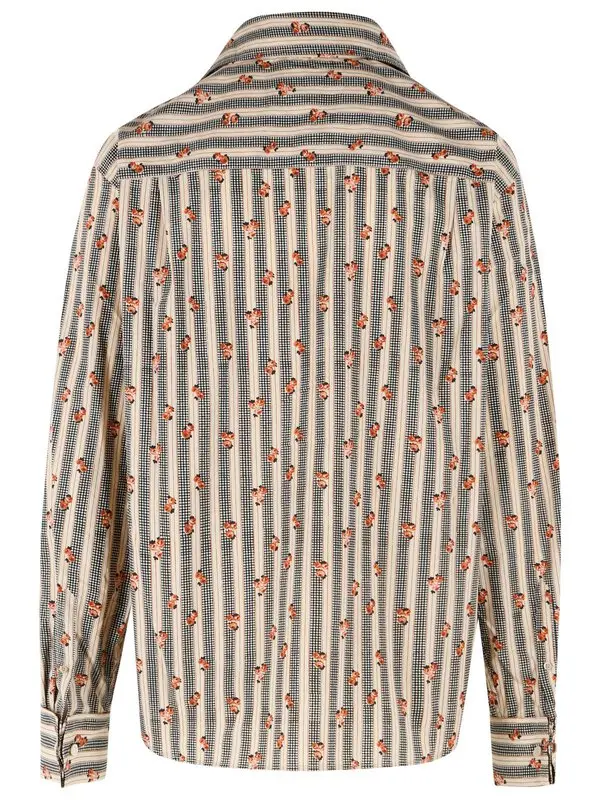 Dries Van Noten Cedon' Beige Cotton Shirt