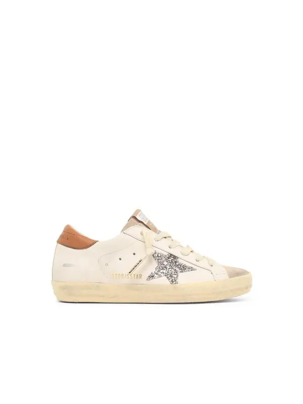 GOLDEN GOOSE Super Star Leather Blend Sneakers - White