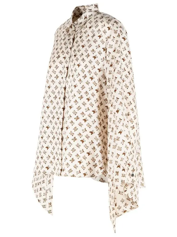 Max Mara Obice' Ivory Silk Shirt
