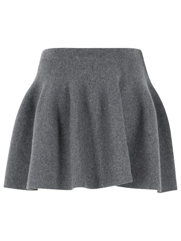 LISA YANG Cashmere Miniskirt - Gray