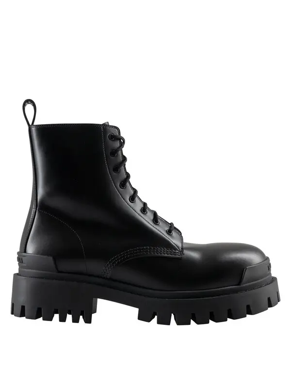 Balenciaga Strike Zip Bootie - Black