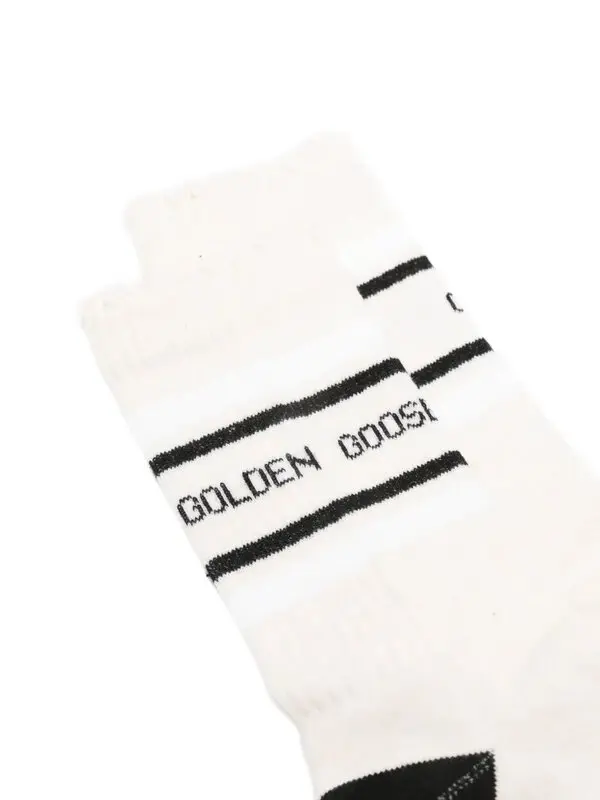 GOLDEN GOOSE Striped Cotton Socks