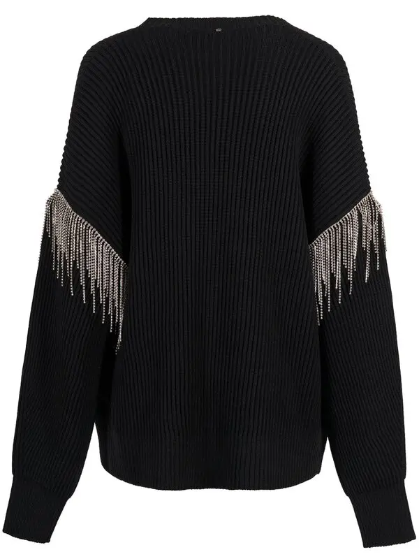 Sportmax Wool Cardigan With Rhinestone Embellishment