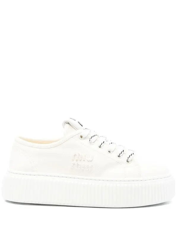 Miu Miu Allacciate - White