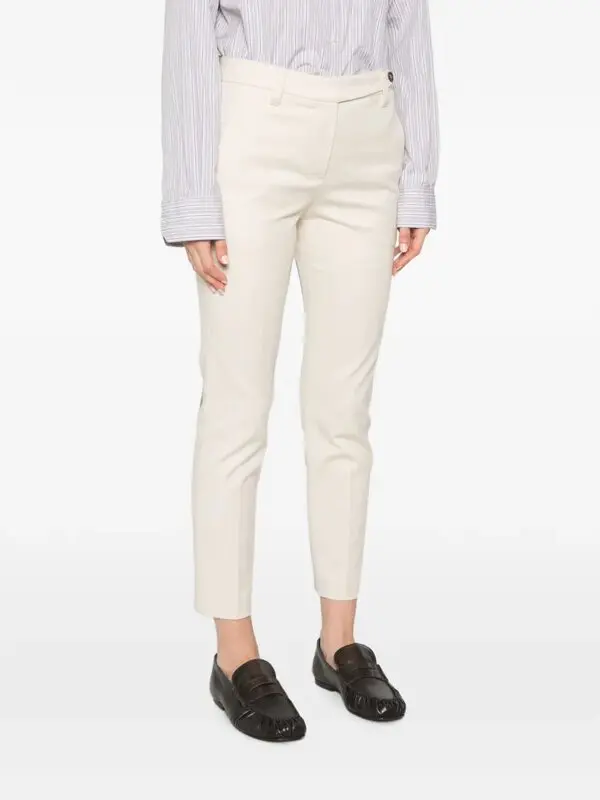 Brunello Cucinelli Tapered Leg Cotton Trousers