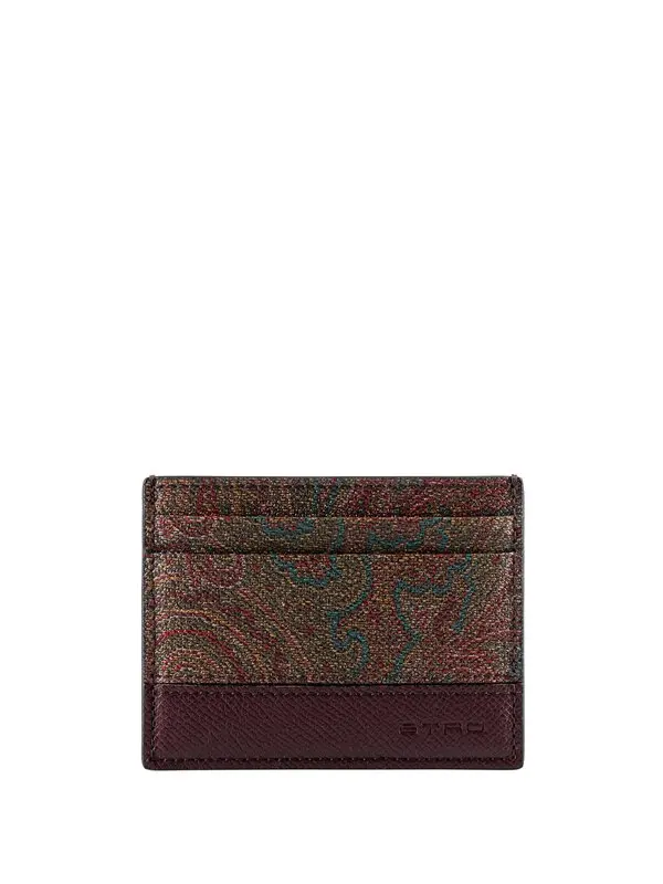 Etro Card Holder Arnica - Brown