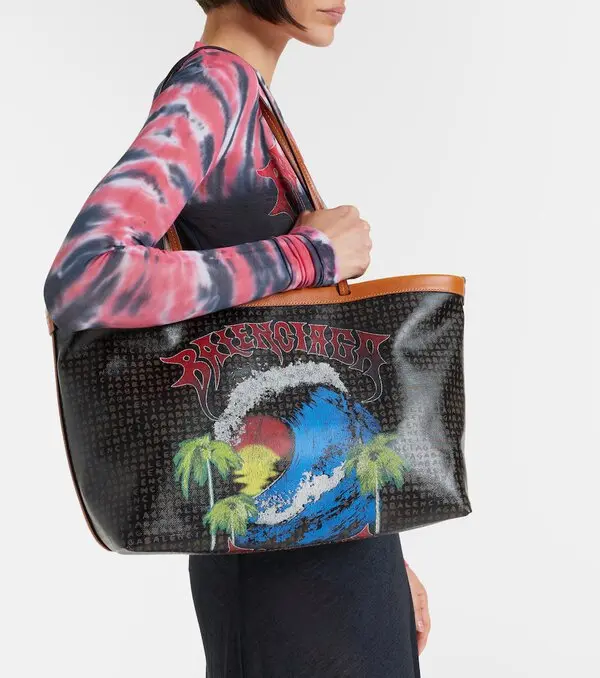 Balenciaga Select Medium Canvas Tote Bag