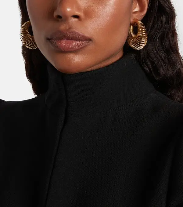 Alaïa Spiral Hoop Earrings