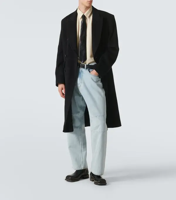 Our Legacy Extended Third Cut Straight Jeans In Cotton