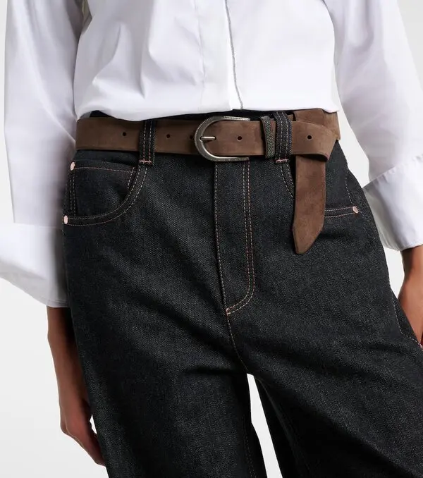 Brunello Cucinelli Suede Belt