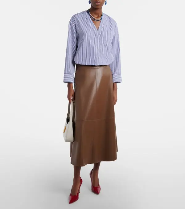 Max Mara Chicca Cotton Poplin Shirt
