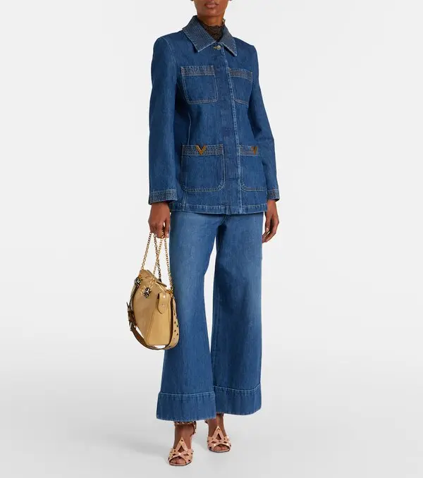Valentino Garavani Studdy Leather Sandals