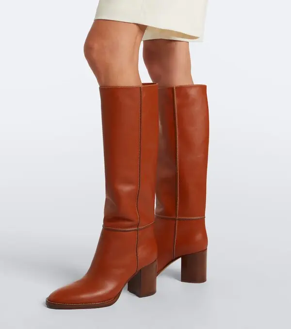 GIANVITO ROSSI Leather Knee-high Boots