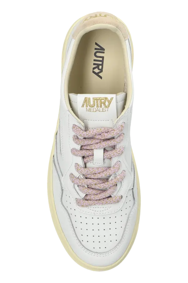 AUTRY Medalist Low Top Leather Sneakers - White