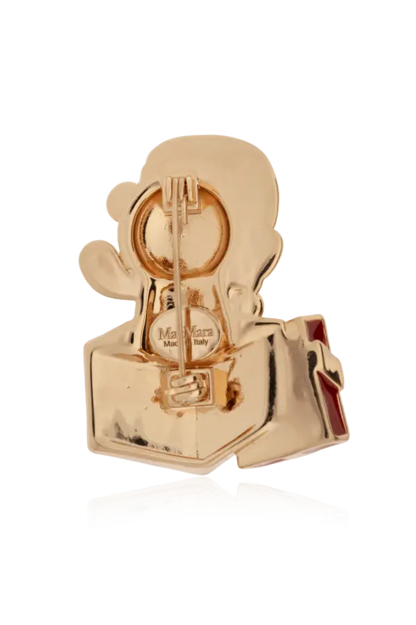 Max Mara Teddy Bear-shaped Brooch