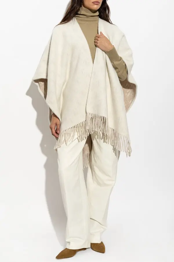 JIMMY CHOO Wool Poncho