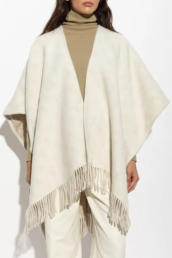 JIMMY CHOO Wool Poncho