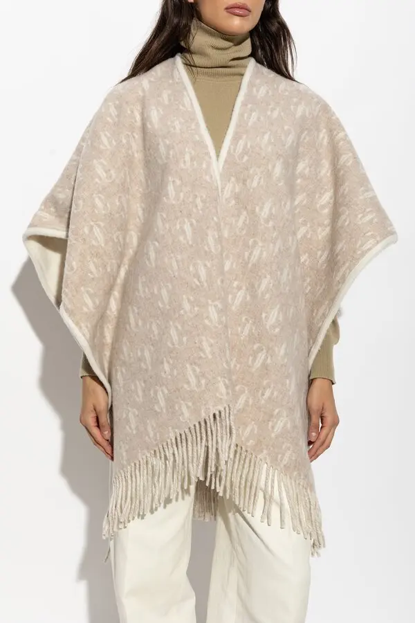 JIMMY CHOO Wool Poncho