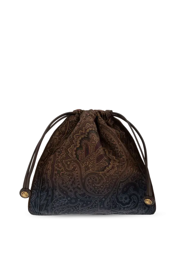 Etro Patterned Drawstring Bag