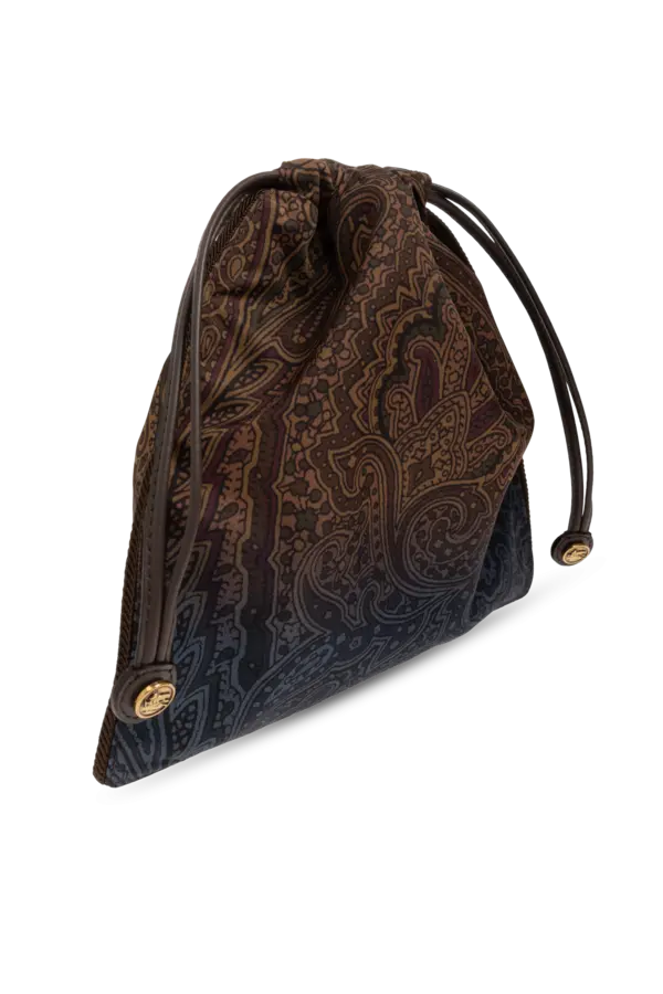 Etro Patterned Drawstring Bag